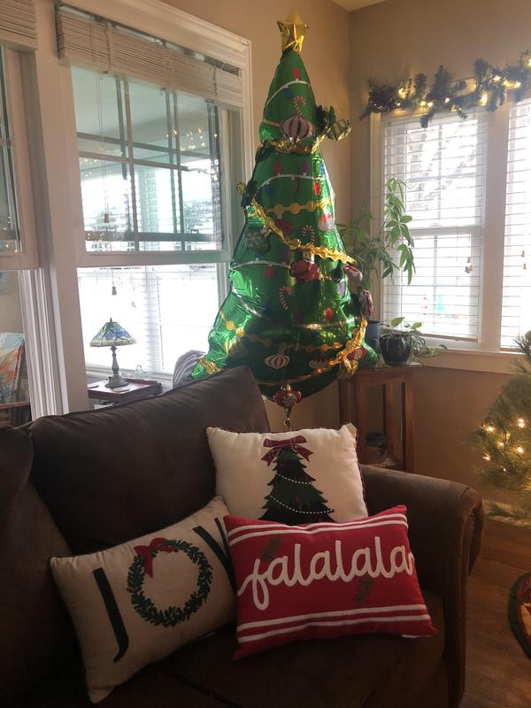 Holiday Living 12-in Pillow Joy (4-Pack) Christmas Decor WF-24-P109 at ...