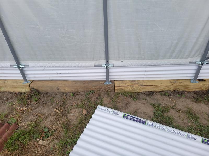 SUN 'N RAIN PALRAM 2.2-ft x 6-ft Corrugated White PVC plastic Roof ...