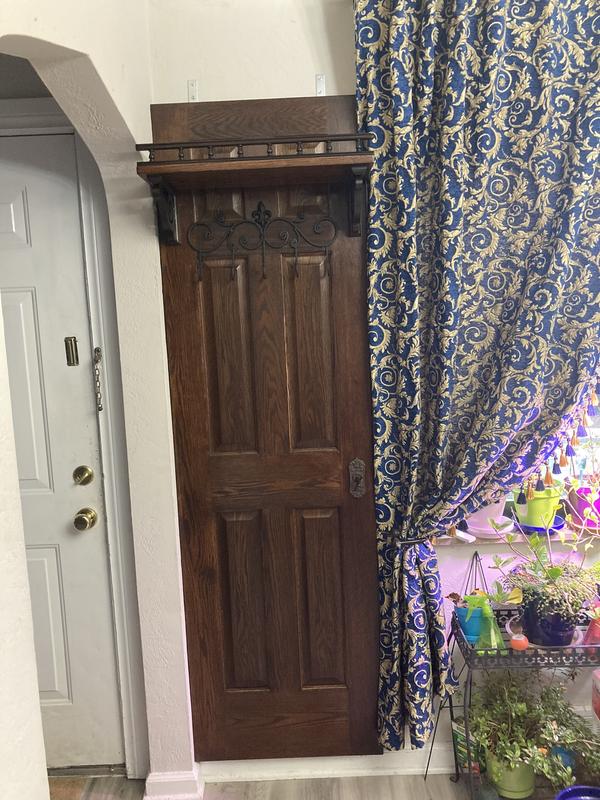 Masonite Traditional 32-in x 80-in Natural 6-panel Solid core ...