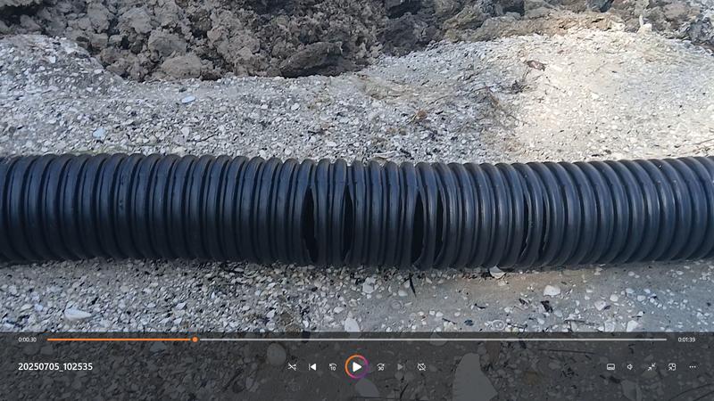 ADS 4-in x 100-ft Corrugated Perforated Pipe 04010100 at Lowes.com