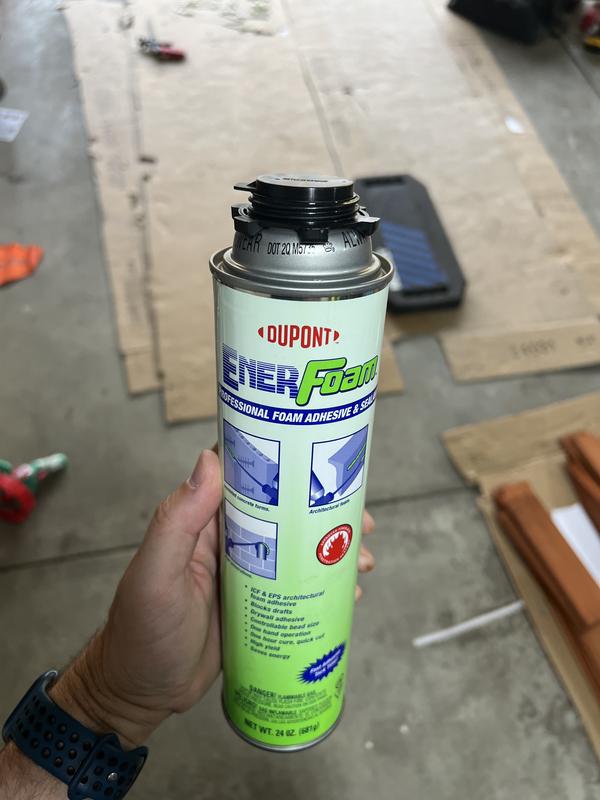 ENERFOAM 25 Professional Foam Sealant and Adhesive 24-oz Spray gun ...