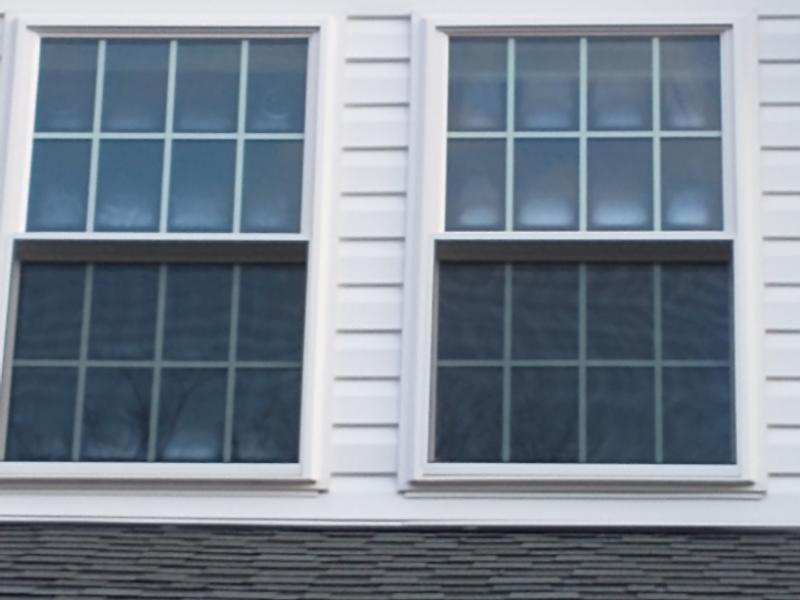 United Window & Door PRO Series 31-1/2-in x 45-1/2-in Black White Vinyl ...