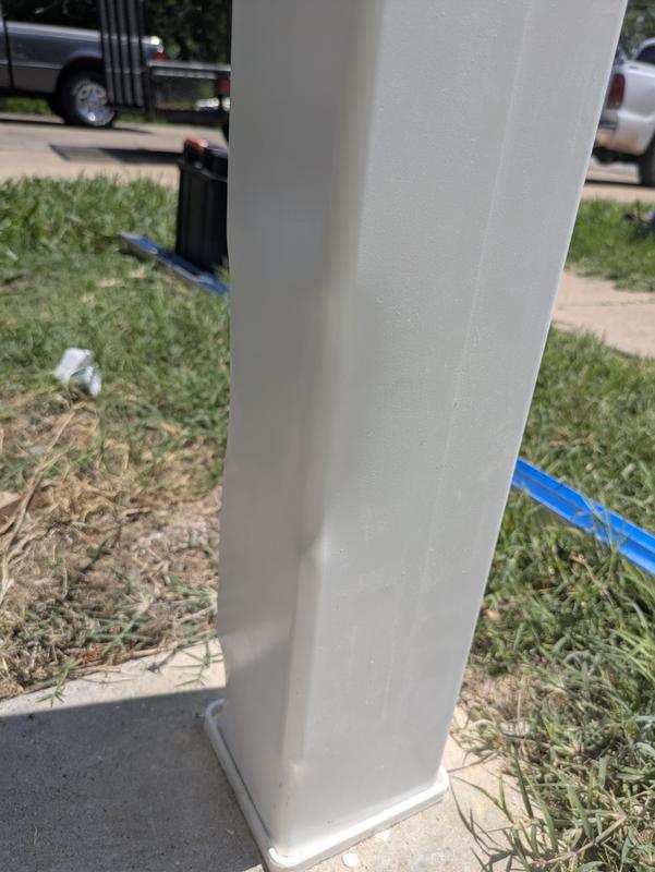 Shop Fypon 8-ft x 5-in PVC Round Porch Post with Cap & Base Kit at ...