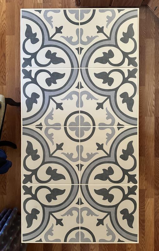 Affinity Tile Amberes Classic Ii 13-in x 13-in Matte Ceramic Encaustic ...