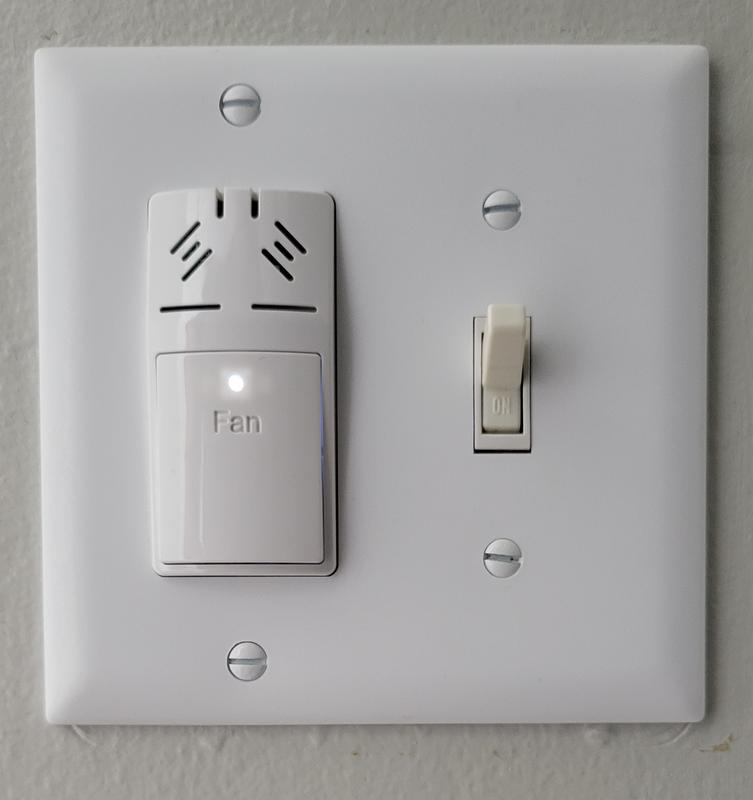 Eaton Plastic Bath Fan Humidity Sensor HDFS3P1-W-KB-LW at Lowes.com