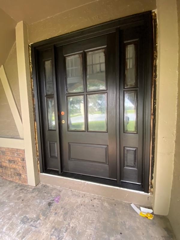 Greatview Doors 62-in x 80-in x 6-9/16-in Wood Right-hand inswing ...