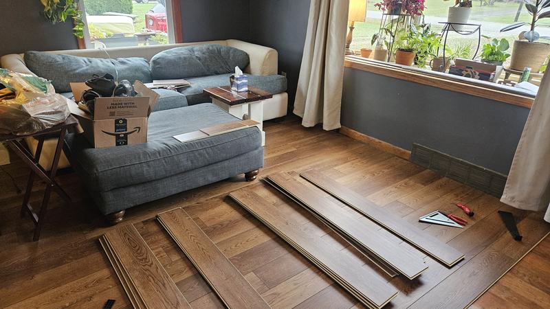 SMARTCORE Ultra Blue Ridge Pine Brown 12-mil Waterproof Interlocking ...