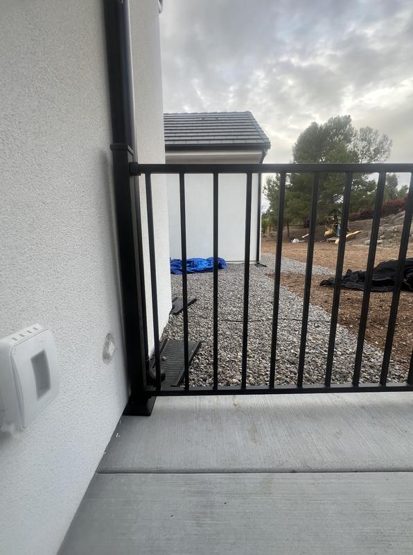 RELIABILT 2-in x 2-in x 3-ft Black Sand Steel Deck Post in the Deck ...