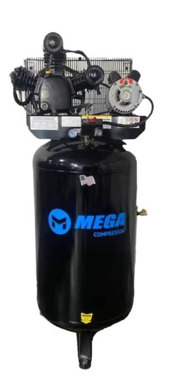 MEGA Compressor 80-Gallon Stationary Electric 175 PSI Vertical Air ...