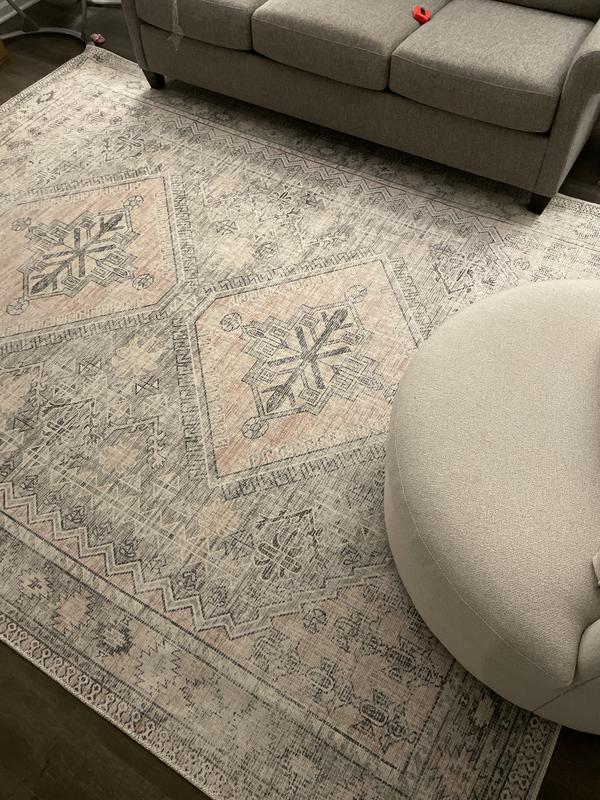 allen + roth Sage Traditional 8 X 10 (ft) Sage Green Indoor Medallion ...