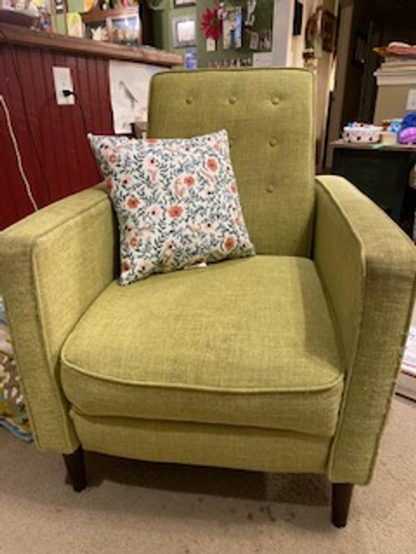 allen + roth Floral All Over Poppy Square Throw Pillow TP0QS11A-9C8 at ...