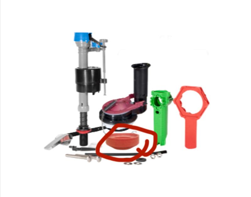 Fluidmaster Universal Toilet fill valve and 3-in flapper kit K-400H-038 ...