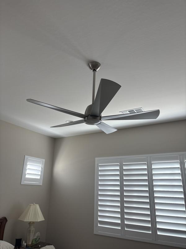 Minka Ceiling Fan Co. Galeventi 52-in Brushed Nickel with Silver Blades ...
