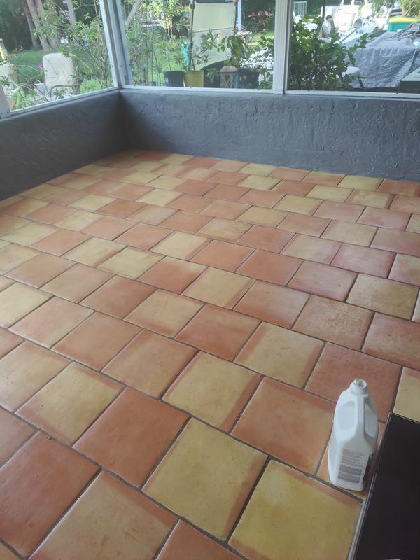 GBI Tile & Stone Inc. Saltillo Red 12-in x 12-in Natural Ceramic Brick ...