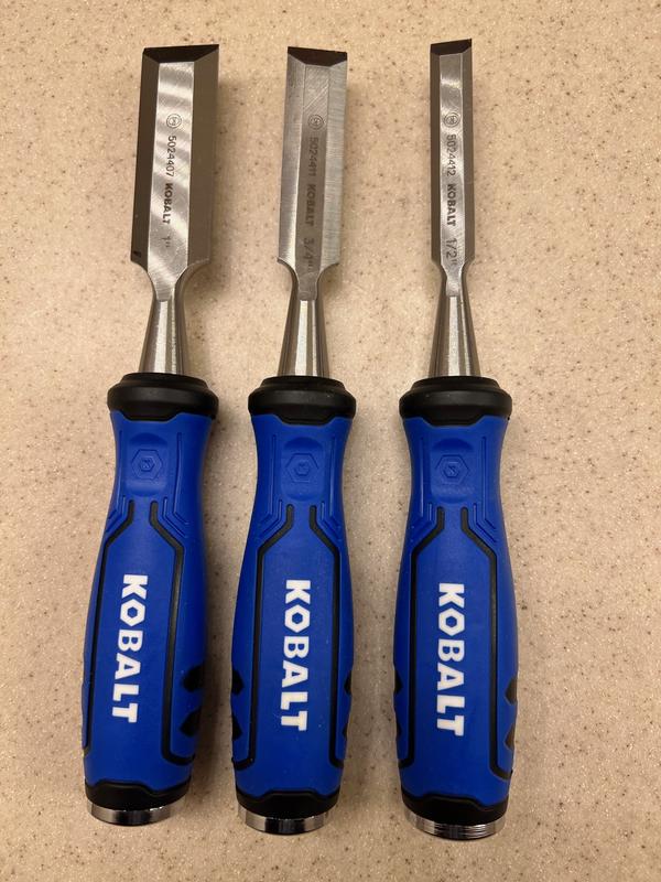 Kobalt 3-Pack Woodworking Chisels Set 68679 at Lowes.com