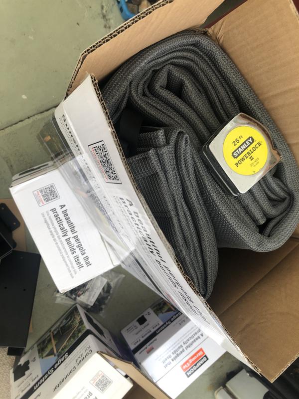 Simpson Strong-Tie Outdoor Accents Sage Pergola System 10-ft x 10-ft ...