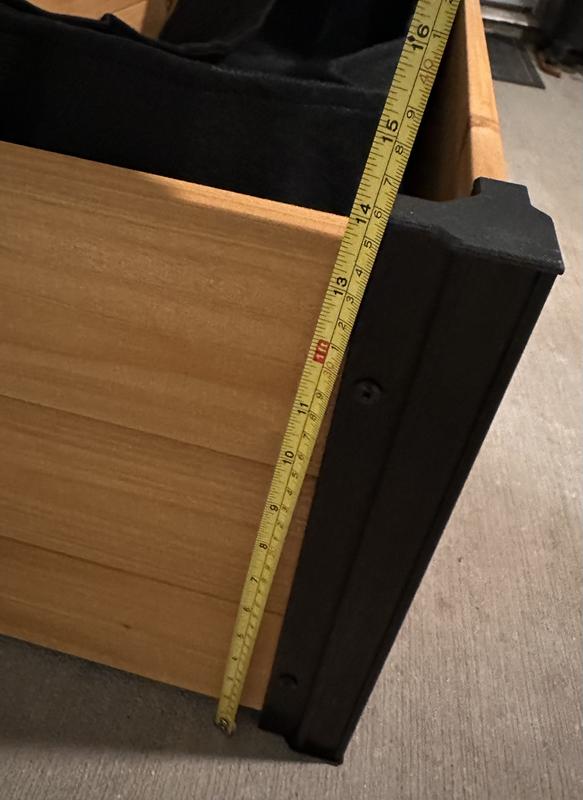 Enclo Privacy Screens Concord 41-in W x 49.5-in H Wood Planter Box ...