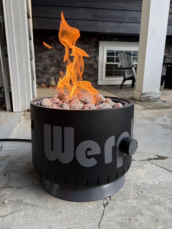 Werph 17-in W 58000 Maximum BTUs Steel Round Portable Liquid propane ...