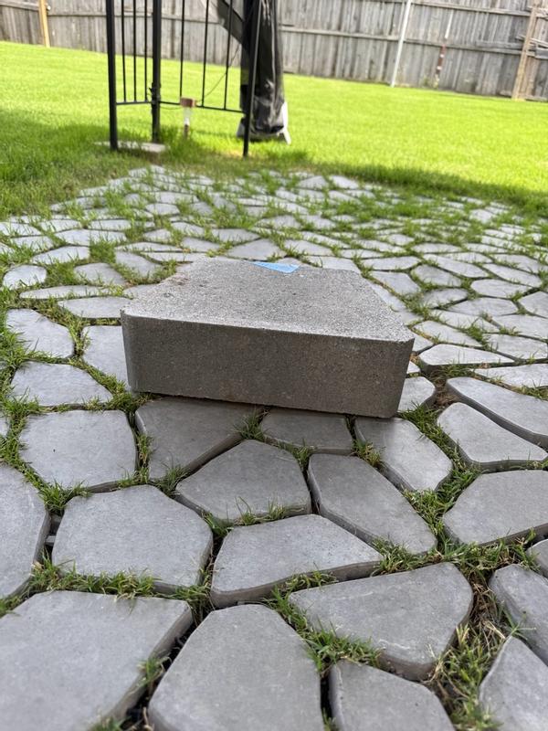 5-in H x 13.022-in L x 7.625-in D Antique Pewter Concrete Retaining ...