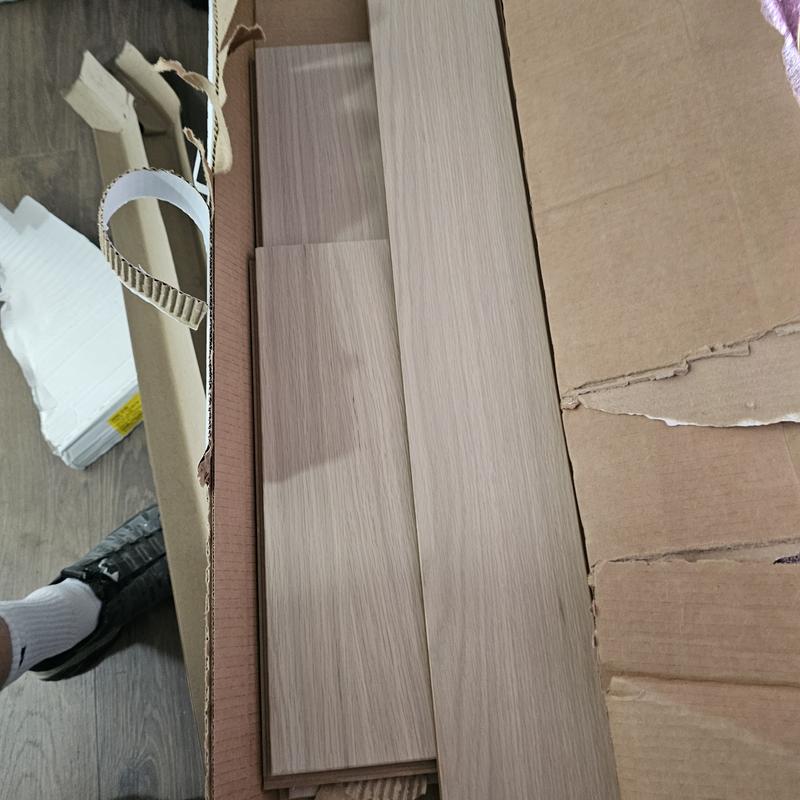 Shaw Statesman Hardwood Linen Oak 3/8-in T x 5-in W Water Resistant ...