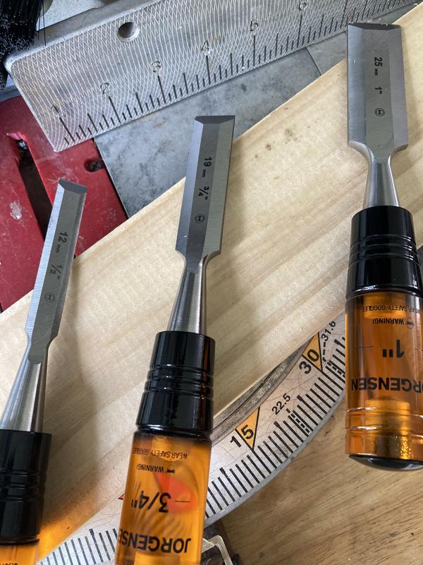 Jorgensen 3-Pack Woodworking Chisels Set 70510 at Lowes.com