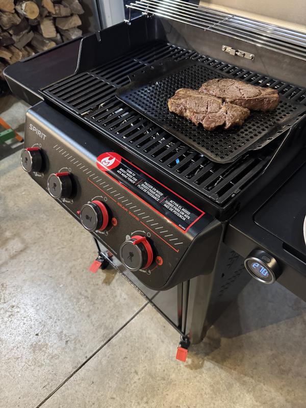 Weber Spirit EP-425 Stealth Matte Black 4 -Burner Liquid Propane Gas ...