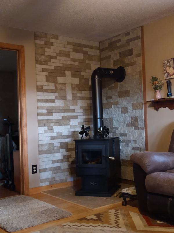 AirStone Spring Creek 8-sq ft Gray Faux Stone Veneer CLSCFIO at Lowes.com