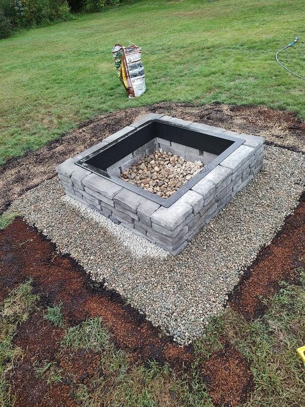 Bond 34.25-in Square Fire Ring 51928 at Lowes.com