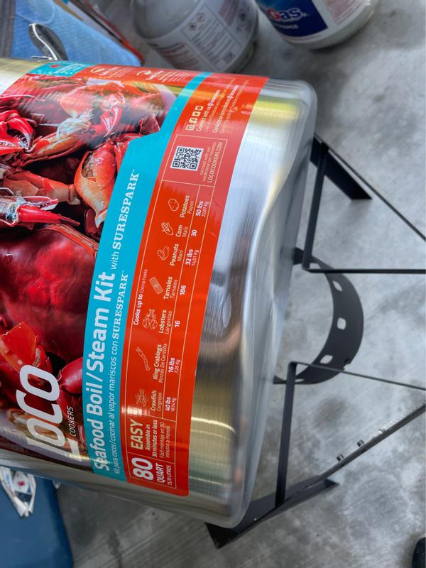 LoCo COOKERS 1-Burner Propane 20-lb. tank Electronic Stainless Steel ...