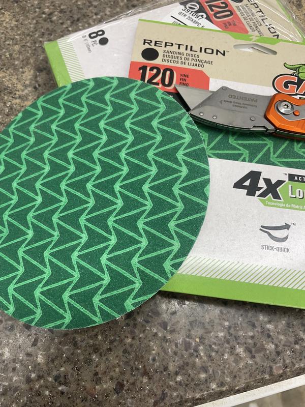 Gator Reptilion PSA 6-Piece Ceramic Alumina 40-Grit Disc Sandpaper ...