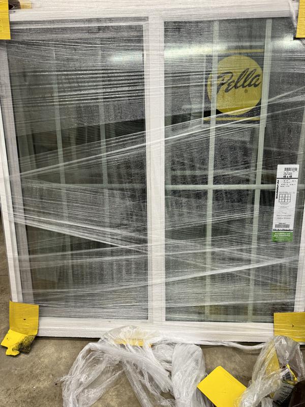 Pella 150 Series White Exterior White Interior Left-Handed Vinyl ...