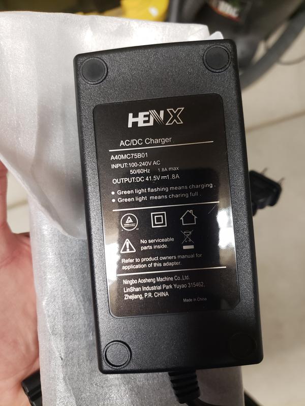 Henx 40-volt 14-in Straight Shaft Battery String Trimmer 2.5 Ah ...
