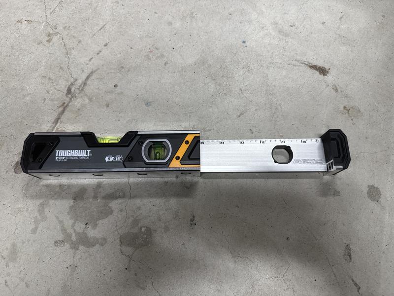 TOUGHBUILT Aluminum 15-in 2 Vial Box Beam Level TB-H2-L-9X at Lowes.com
