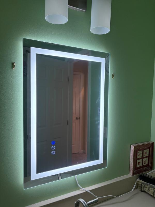 YQP 20x28 Inch UL Certified Front Light and Backlit LED Anti-Fog ...