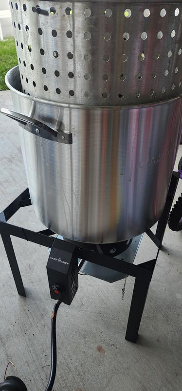 Camp Chef 100-qt Boil Pot with 1-Burner Propane Electronic Stainless ...