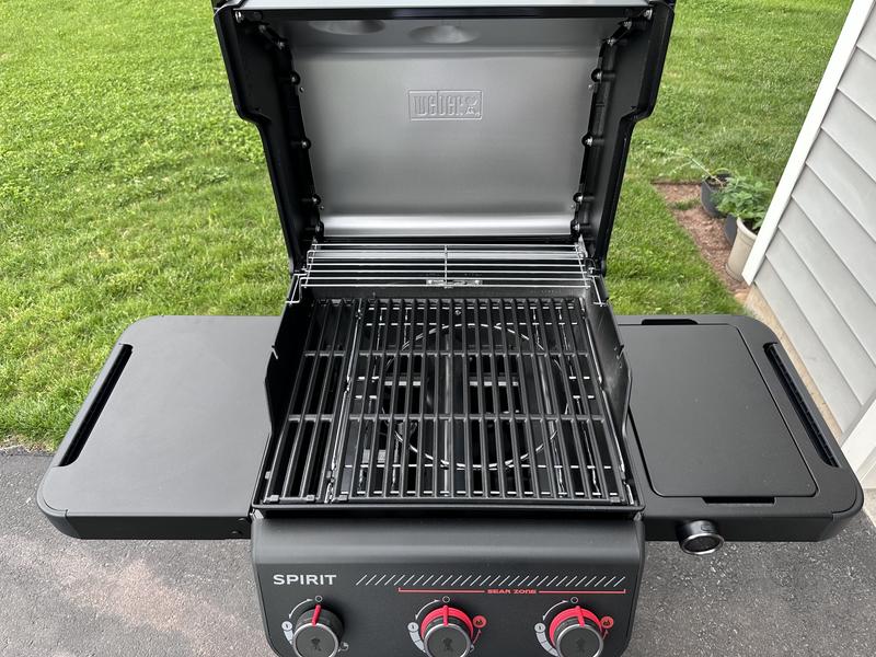 Weber Spirit EP-325 Stealth Matte Black 3 -Burner Liquid Propane Gas ...