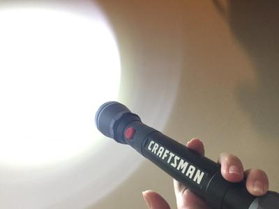 CRAFTSMAN 700-Lumen 5 Modes LED Miniature Spotlight Flashlight with ...