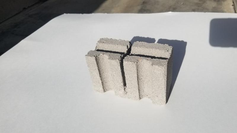 3-in W x 3-in H x 3-in L Concrete Block in the Concrete Blocks ...