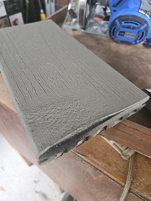 Trex Enhance Basics 12-in Clam Shell Composite Deck Board (Sample) in ...