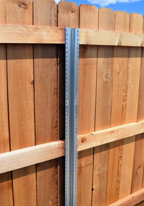 PostMaster V3 7-1/2-ft H x 3-in W Silver Galvanized Steel Fence Post in ...