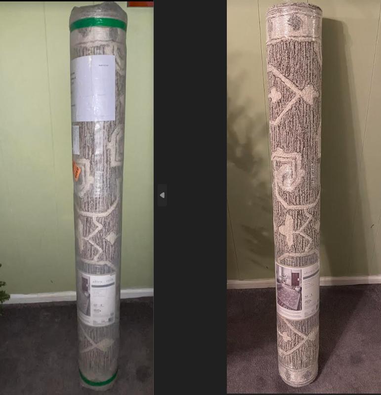 allen + roth Callaway 8 x 10 (ft) Tufted Wool Mocha Rectangular Indoor ...