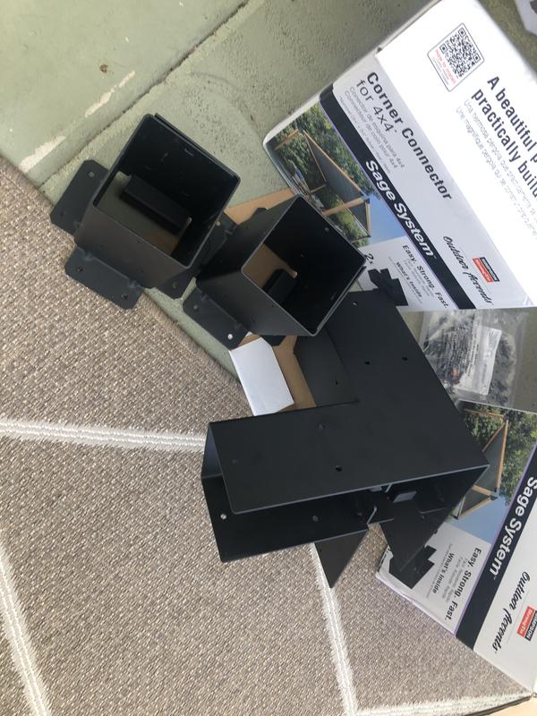 Simpson Strong-Tie Outdoor Accents Sage Pergola System 10-ft x 10-ft ...