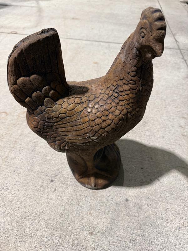 Athens Stonecasting 15-in H x 15-in W Brown Animal Garden Statue in the ...