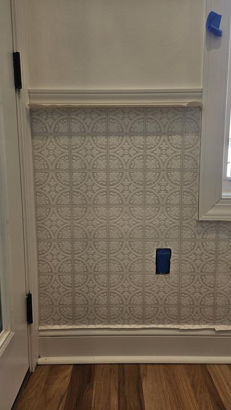 Scott Living 56.4-sq ft White Vinyl Paintable Textured Abstract 3D ...