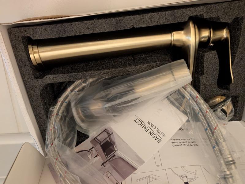 Shop BWE Oil Rubbed Bronze Single Hole 1-Handle Bathroom Sink Faucet ...