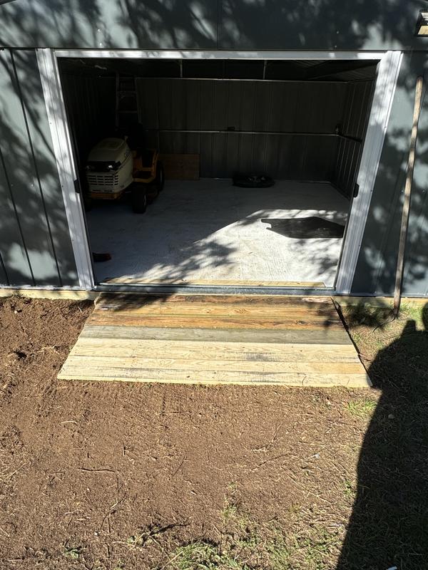 Arrow 14-ft x 14-ft Classic Galvanized steel Metal Storage Shed in the ...