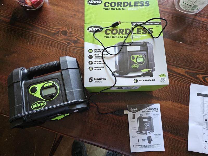 Slime 12-volt Li-ion Air Inflator (Power Source Battery) 40080 at Lowes.com