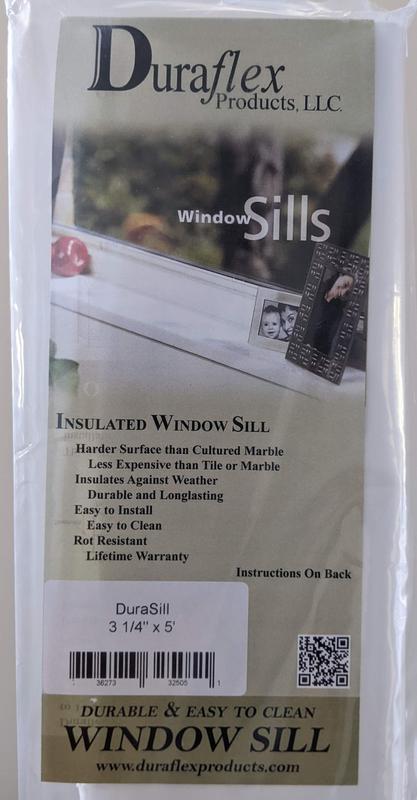 Duraflex 1-in x 3-1/4-in x 5-ft Finished PVC Sill in the Window & Door ...