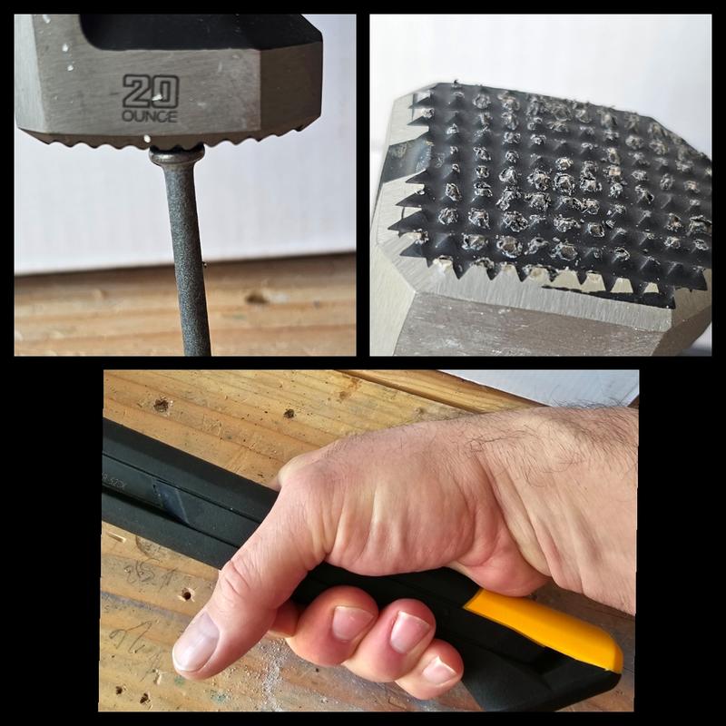 TOUGHBUILT ShockStop 24-oz Milled Face Steel Head Rubber Rip Framing ...