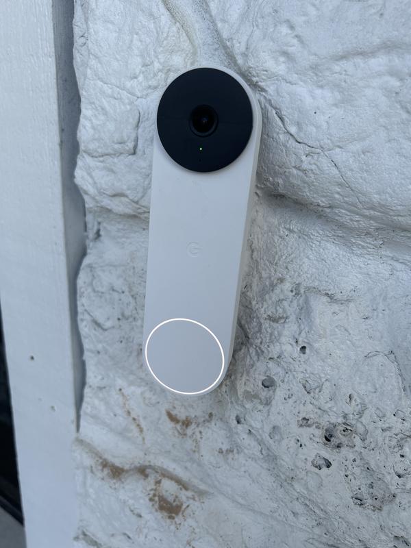 Google Nest Wi-Fi Video Doorbell Battery Operated - Ivy GA02075-US at ...